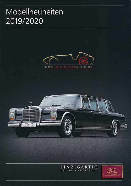 CMC model car brochure news cmc modelcar shop