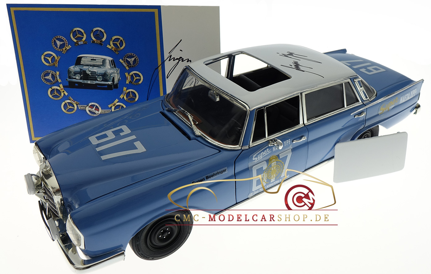 Mercedes-Benz 300 SE, signé Eugen Böhringer 1:18